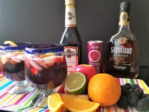 manischewitz blackberry wine sangria - Splash of Sherri